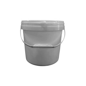 White Ice Cream Storage Bucket with Lid and Handle, 11L [USED] - L.C ...